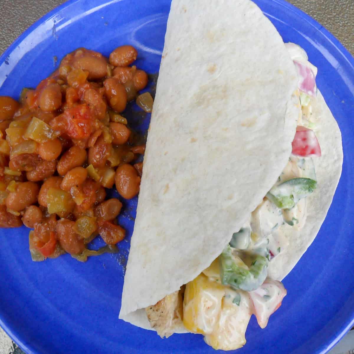 Chicken Tacos with Mango Cilantro Ranch Recipe - The Black Peppercorn