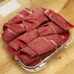 Sliced Beef with Enoki Mushrooms - Japanese Style