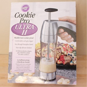 Shortbread made with a Cookie Press