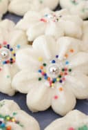 Shortbread made with a Cookie Press