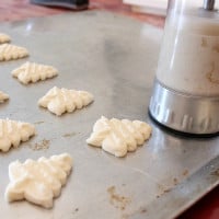 Shortbread made with a Cookie Press