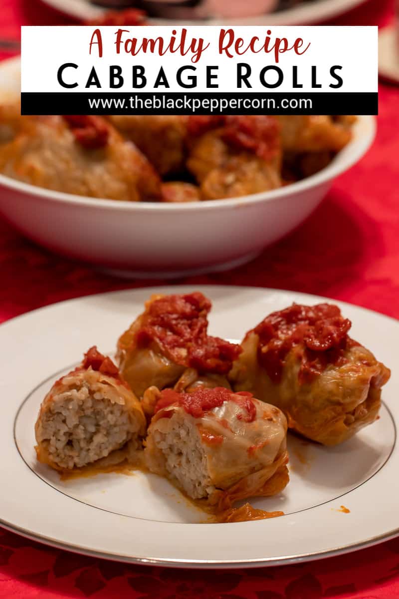 Cabbage Rolls - A Family Recipe - The Black Peppercorn