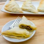 Curry Beef Phyllo Pocket Triangles Recipe