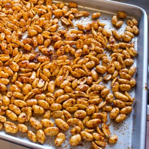 Chili Lime Spiced Peanuts Recipe