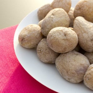 Syracuse Salt Potatoes Recipe - great with melted butter and chives