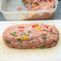 Smoked Ham and Cheese Fatty - use jimmy dean or ground pork