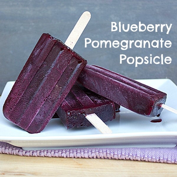 Blueberry Pomegranate Popsicle Recipe - The Black Peppercorn