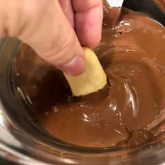 Skor Tipped Shortbread Finger Cookie Recipe