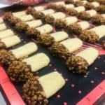 Skor Tipped Shortbread Finger Cookie Recipe