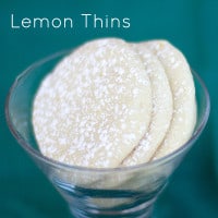Lemon Thin Cookies Recipe