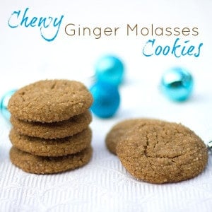 Chewy Crystallized Ginger Molasses Cookies Recipe