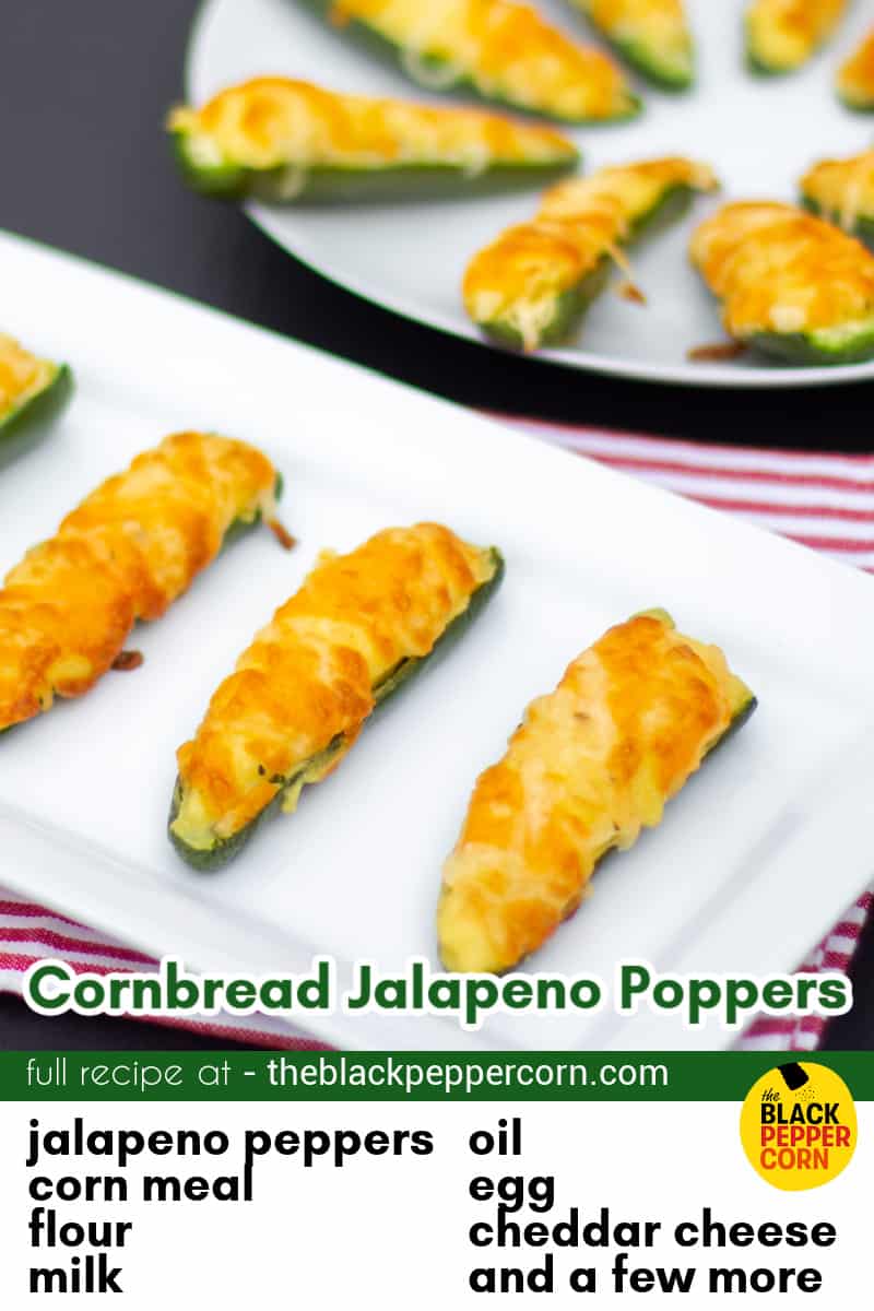 Cornbread Jalapeno Poppers Recipe - Easy to make!