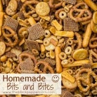 Homemade Bits and Bites Recipe - Shreddies, Cheerios, Cheese Bits ...