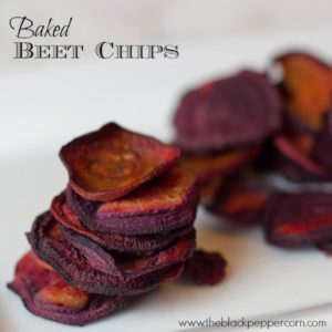 Crispy Baked Beet Chips Recipe
