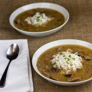 Smoked Sausage Gumbo Recipe - great with andouille and tasso