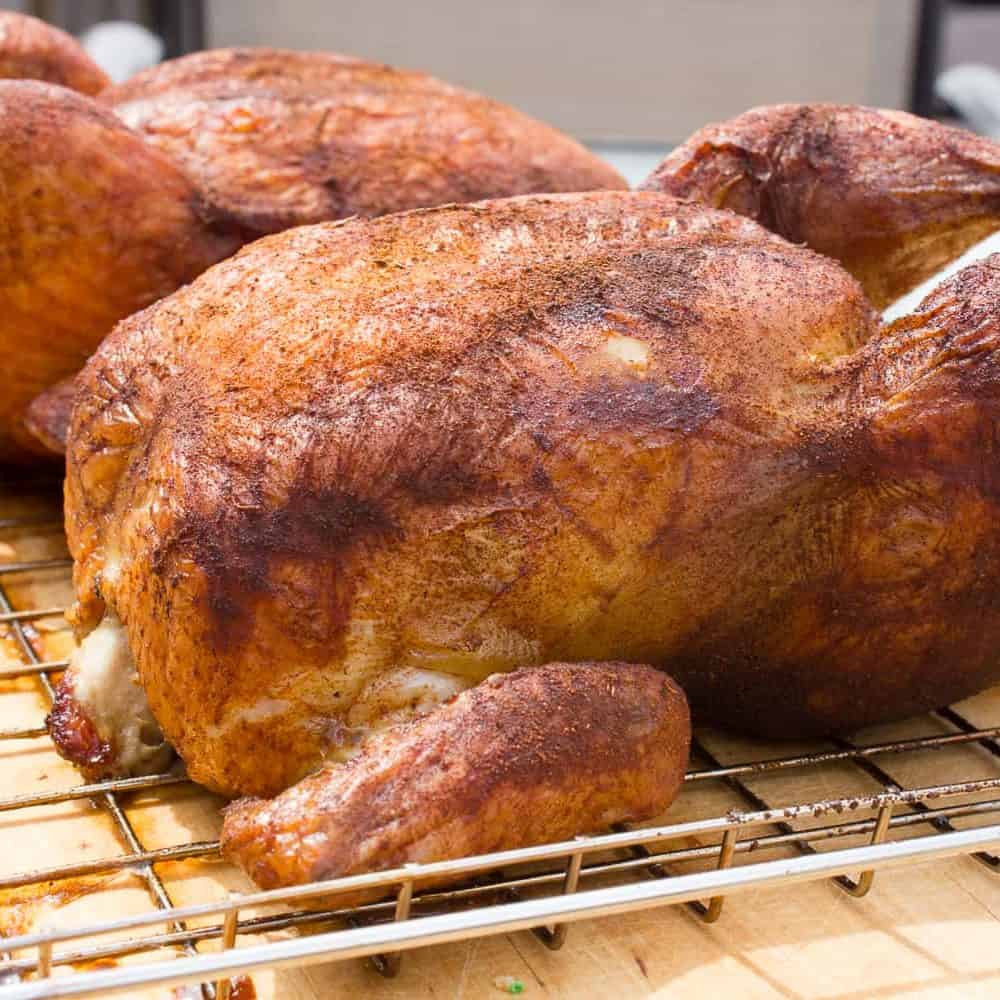 Smoked Chicken Recipe - done in the Bradley Smoker