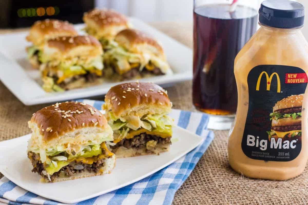 Big Mac Sliders - McDonalds Copycat mini burger
