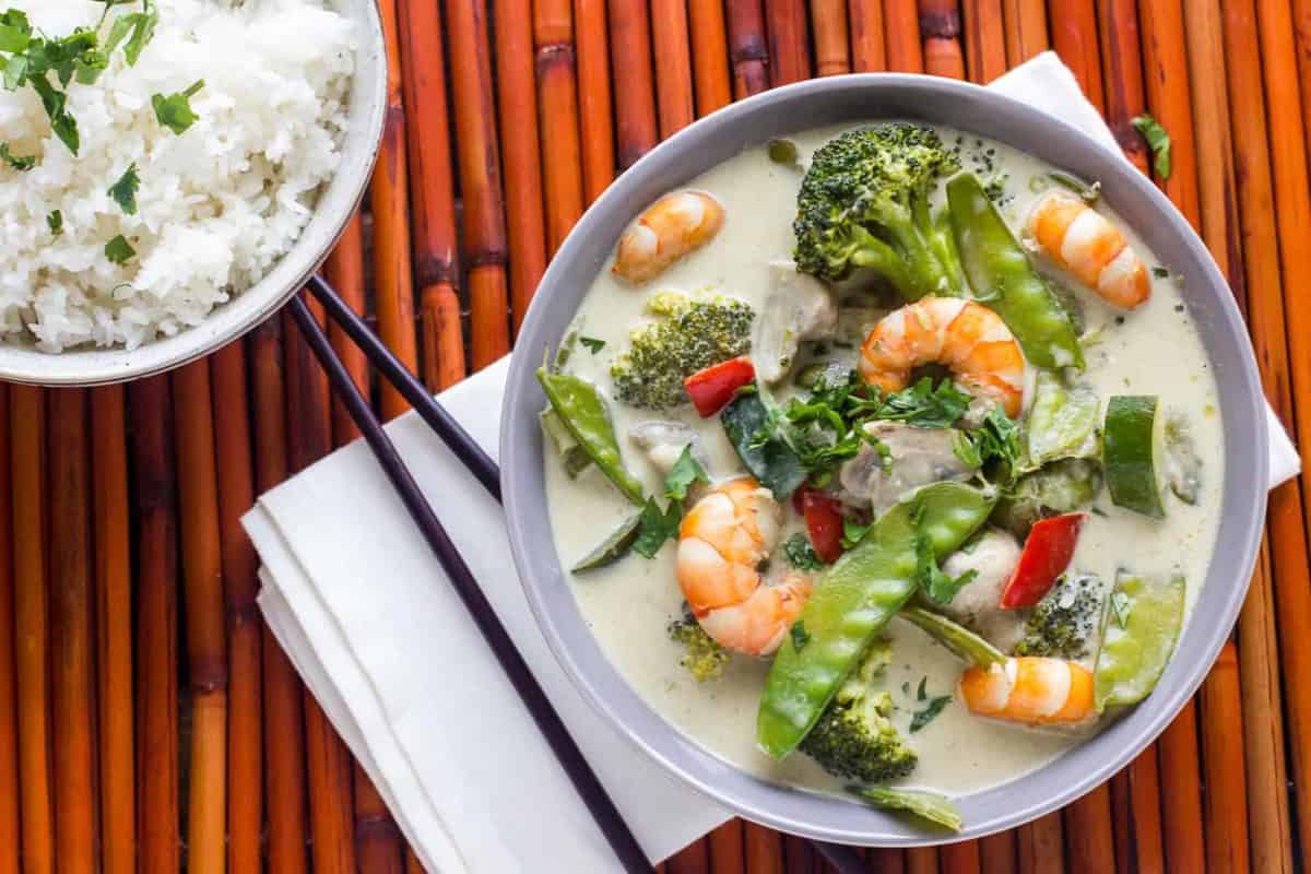 Thai Green Curry Shrimp - Easy Thai Curry Recipe