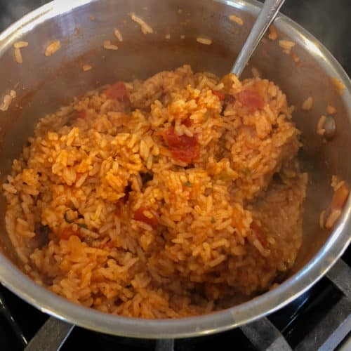 Cheesy Mexican Salsa Rice Recipe - How to make