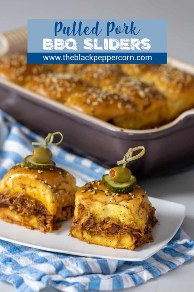 Pulled Pork BBQ Sliders Recipe - The Black Peppercorn