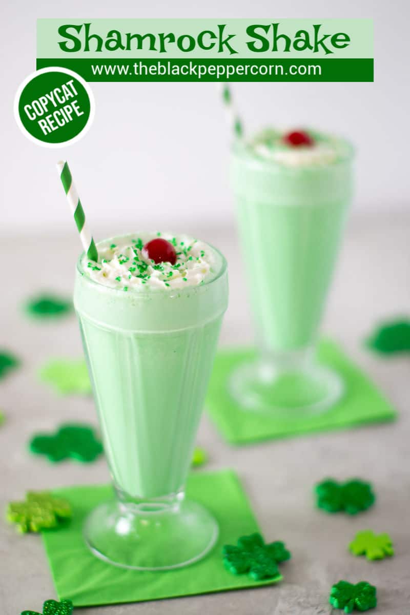 Shamrock Shake - Copycat Recipe - The Black Peppercorn
