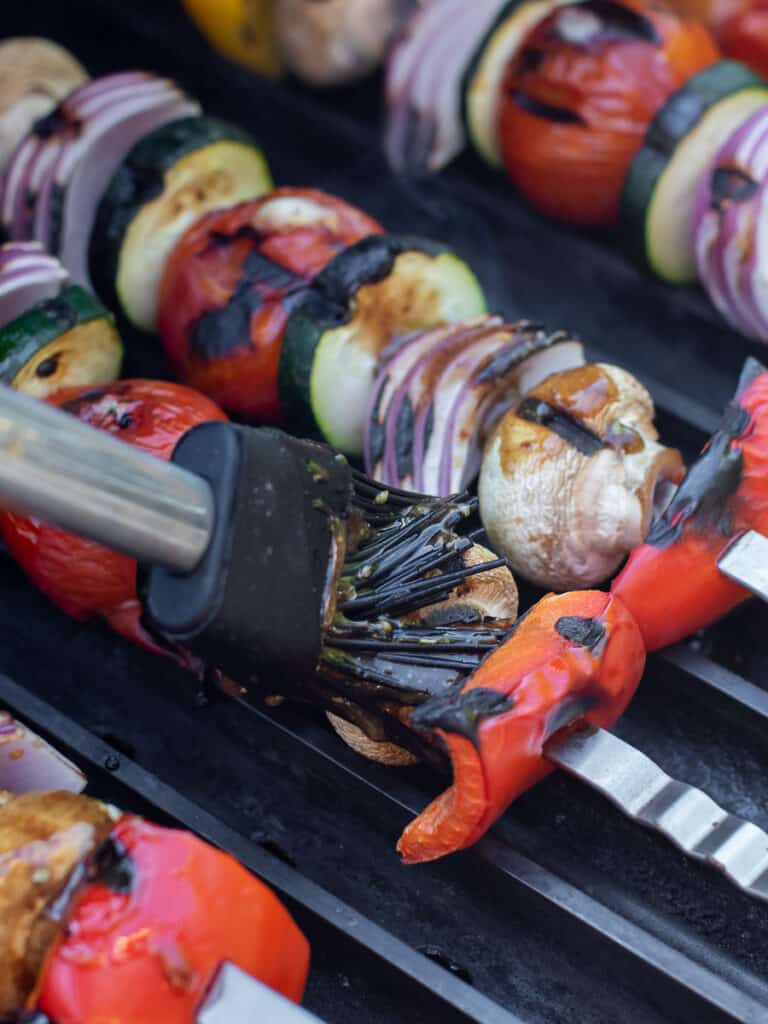 Grilled Vegetable Skewers with a Balsamic Glaze - The Black Peppercorn