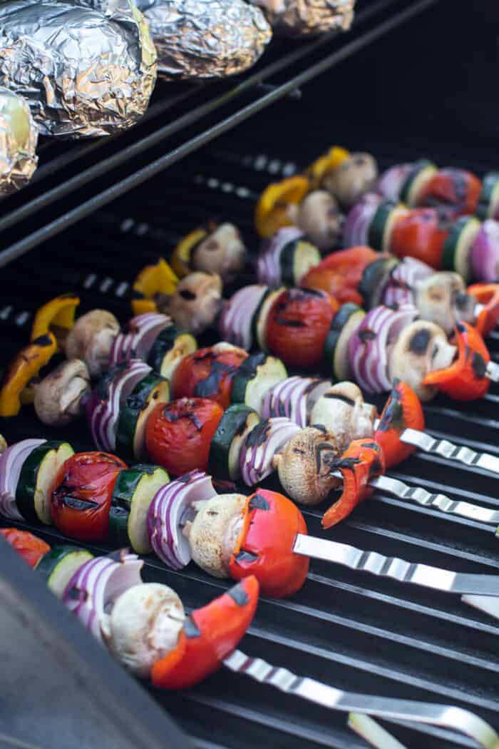 Grilled Vegetable Skewers with a Balsamic Glaze - The Black Peppercorn