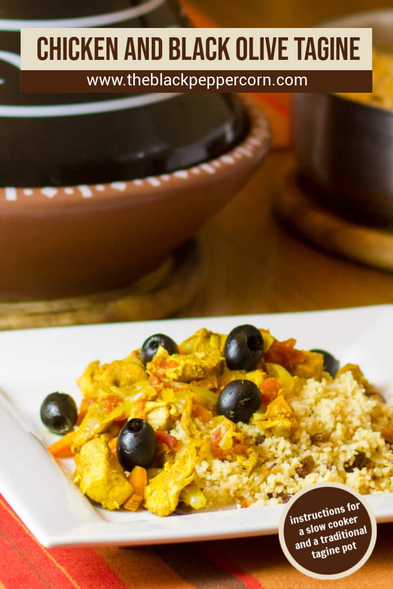 Chicken and Black Olive Tagine Recipe - The Black Peppercorn