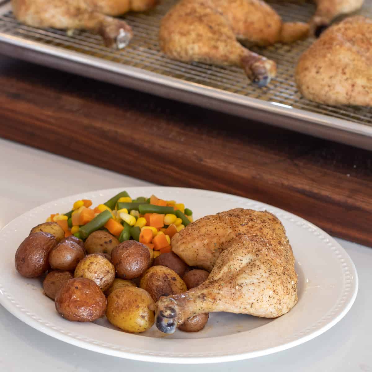 how to cook quartered chicken