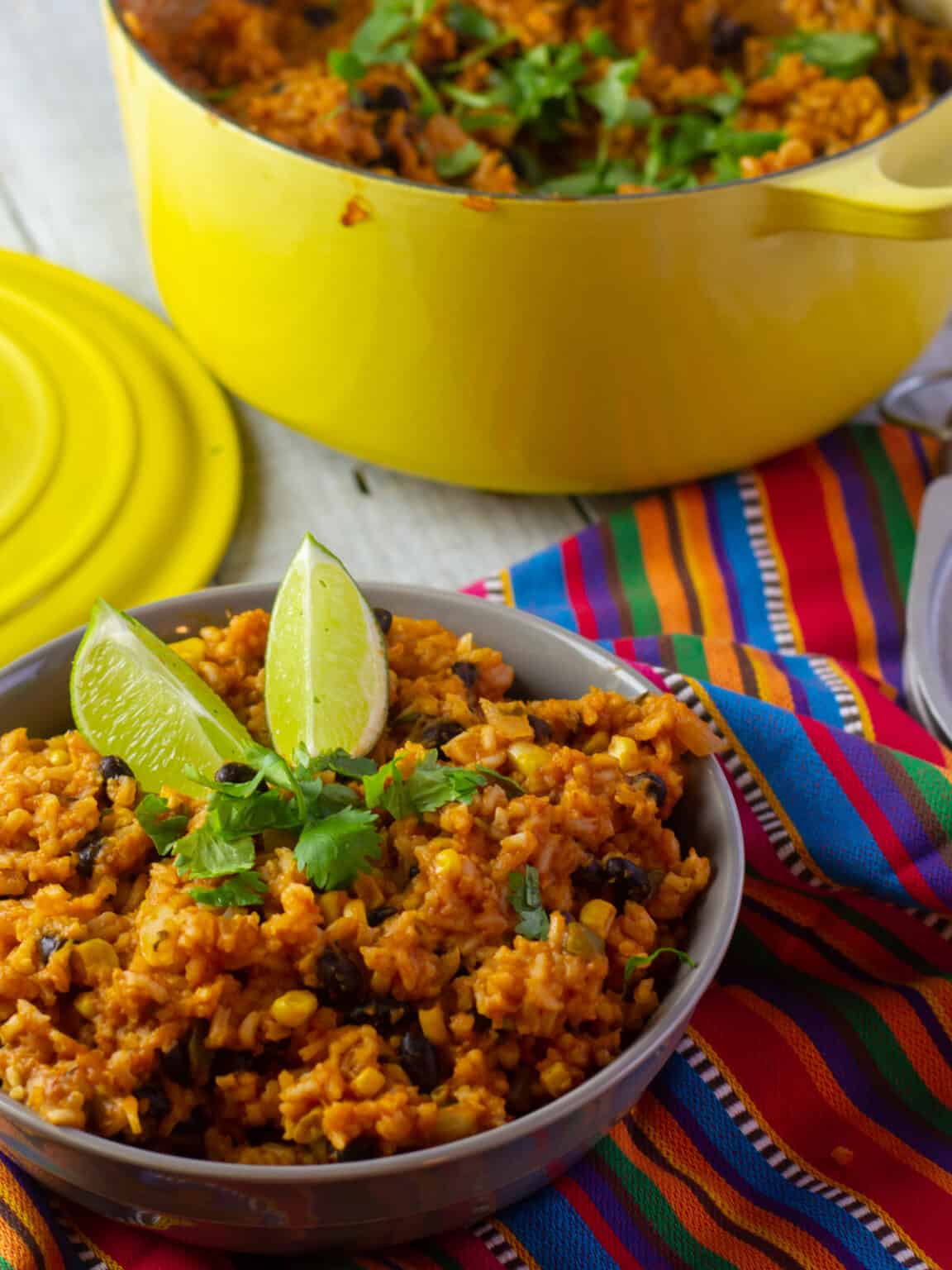 Mexican Rice Recipe with Black Beans and Corn