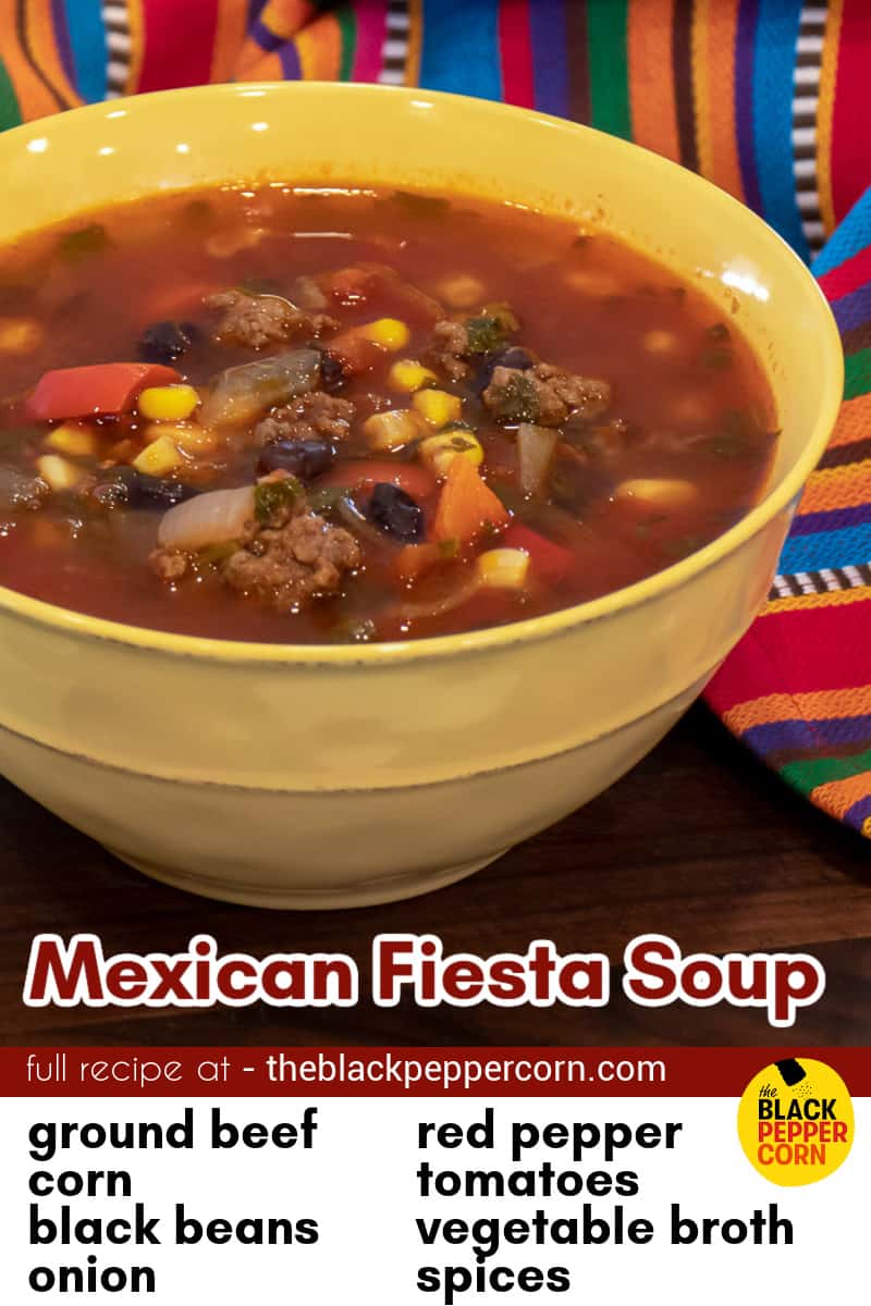 Mexican Soup Recipe - The Black Peppercorn