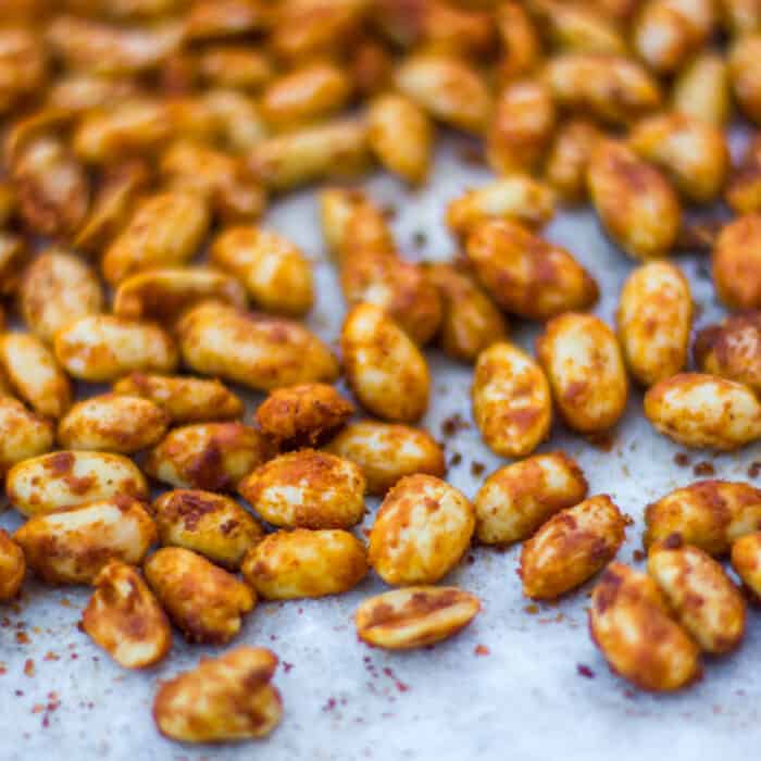 Spicy Buffalo Roasted Peanuts Recipe - The Black Peppercorn