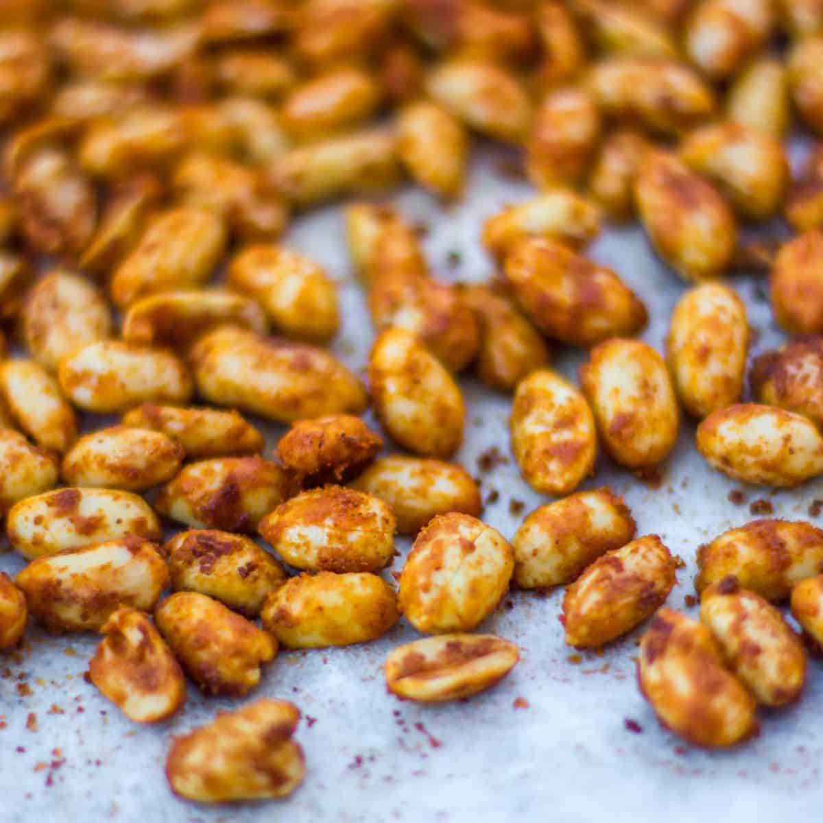 Spicy Buffalo Roasted Peanuts Recipe - The Black Peppercorn