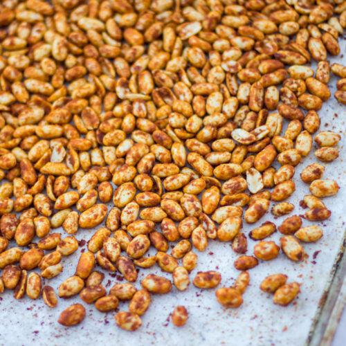 Spicy Buffalo Roasted Peanuts Recipe - The Black Peppercorn