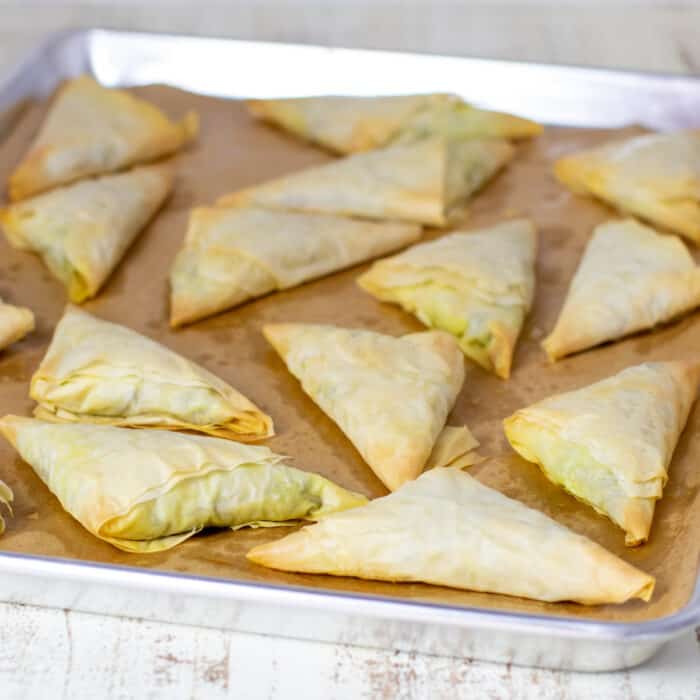 Curry Beef Phyllo Pocket Triangles Recipe