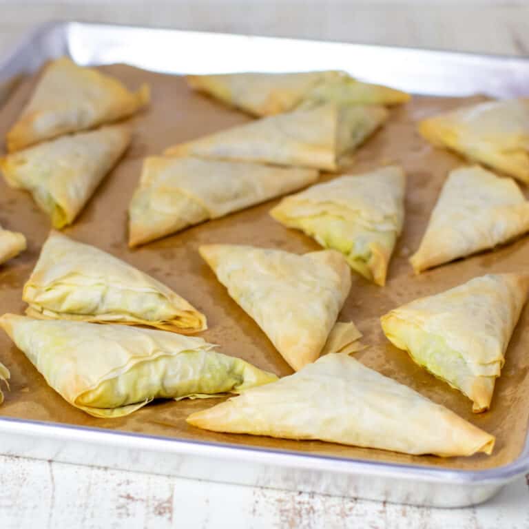 Curry Beef Phyllo Pocket Triangles Recipe