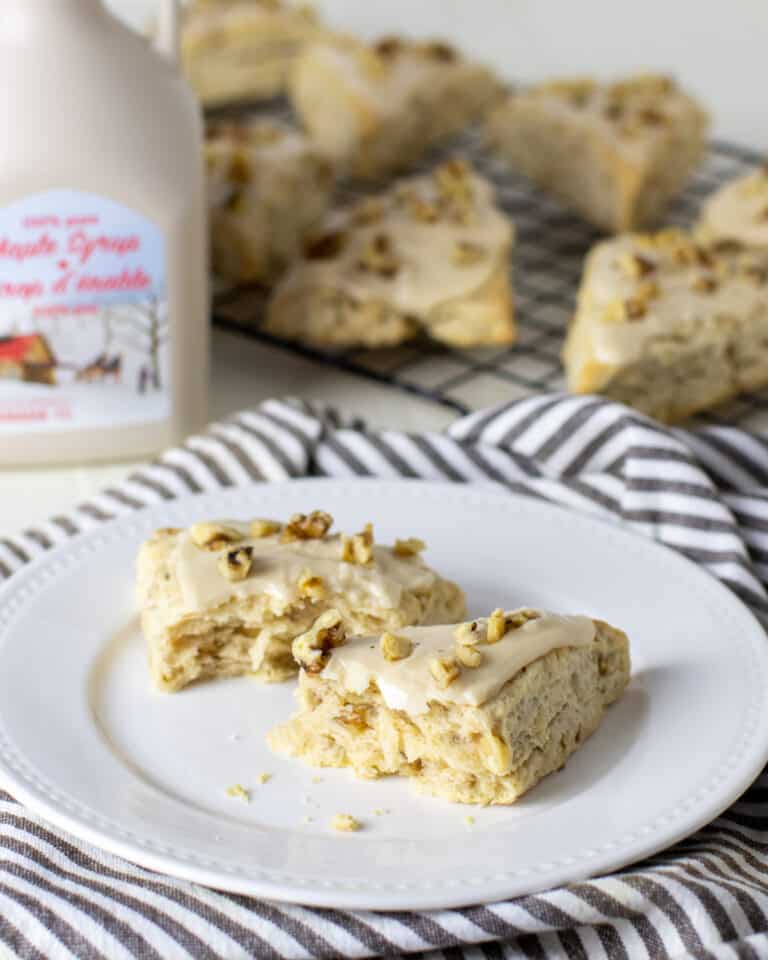 Maple Walnut Scones - The Black Peppercorn