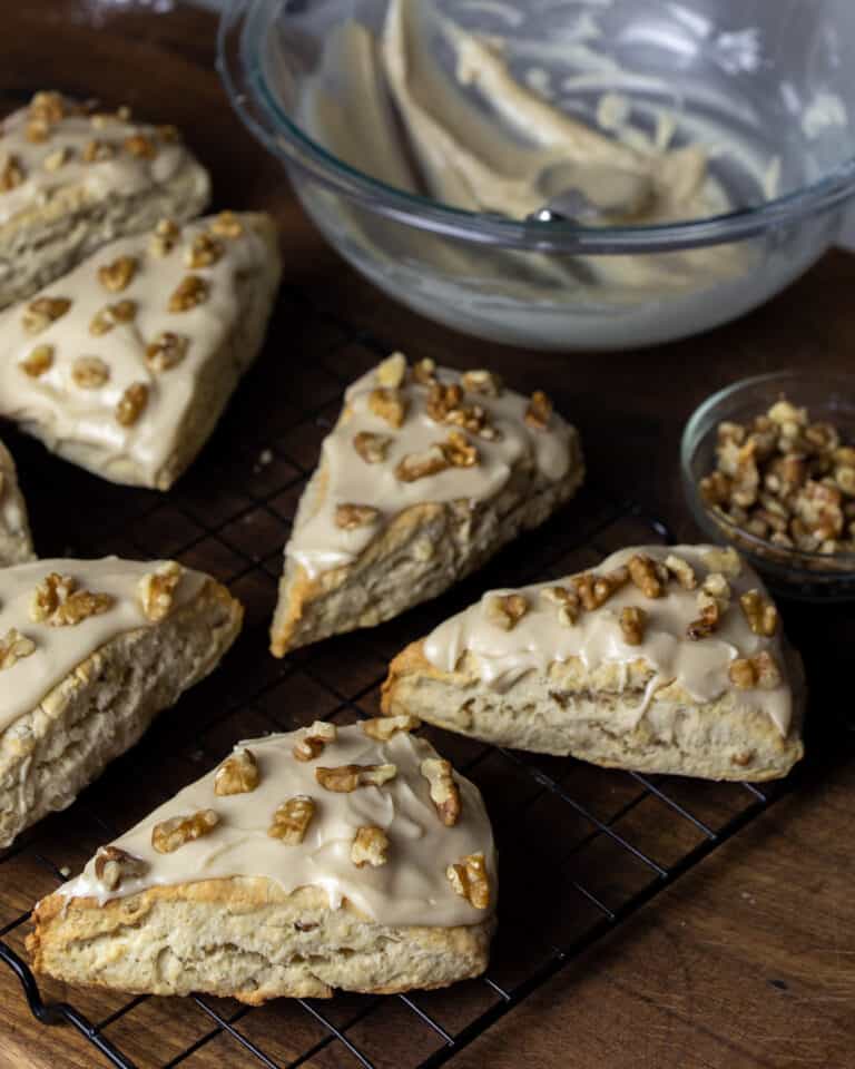 Maple Walnut Scones - The Black Peppercorn
