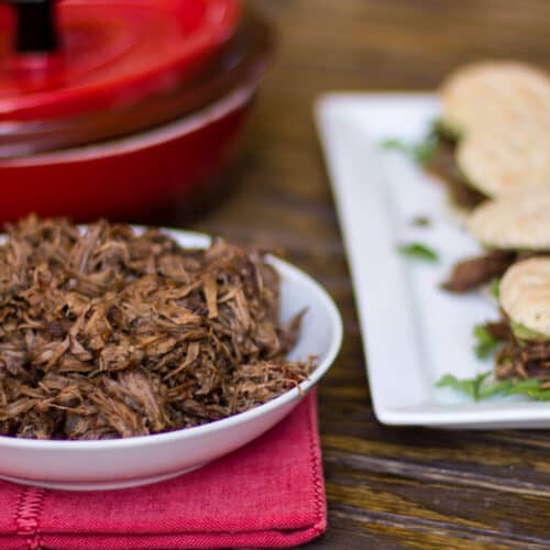 Ancho Shredded Beef and Guacamole Sliders