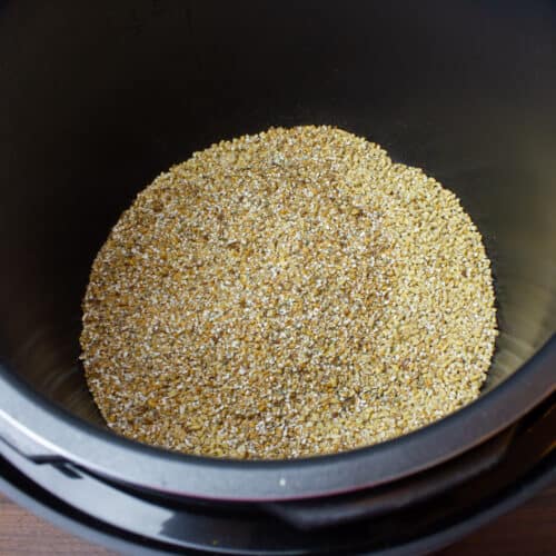 Pressure Cooker Steel Cut Oats and Red River Cereal Recipe