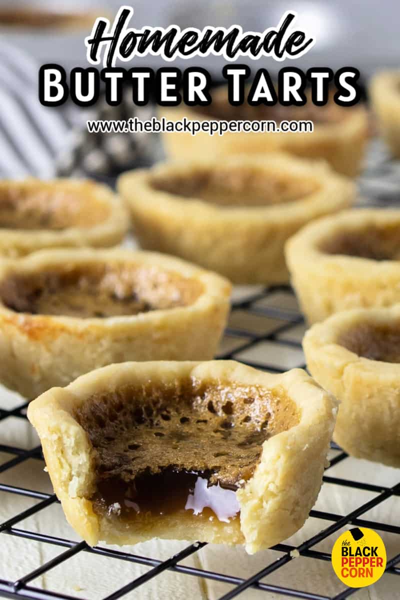 Classic Butter Tarts - The Black Peppercorn