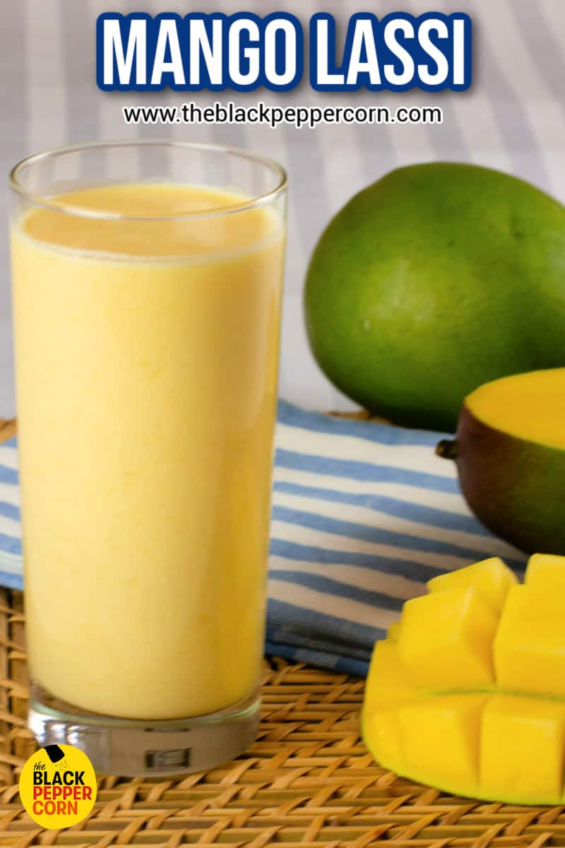 Mango Lassi Smoothie - The Black Peppercorn