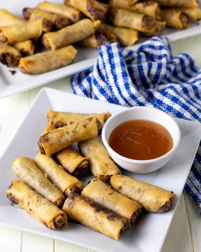 Pork Lumpia Recipe - Filipino Style Spring Roll Recipe