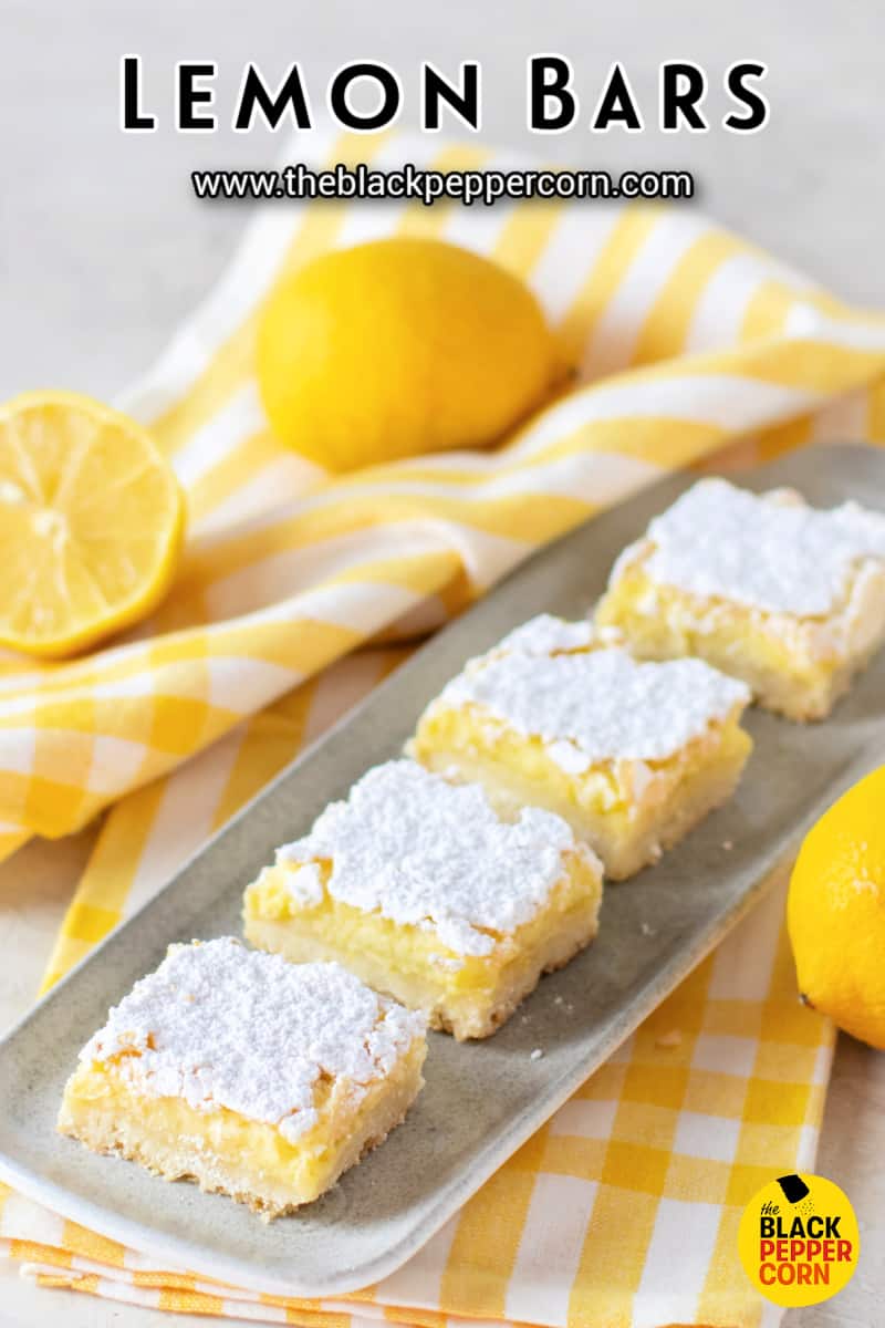 Lemon Bars Recipe - How to make these delicious squares