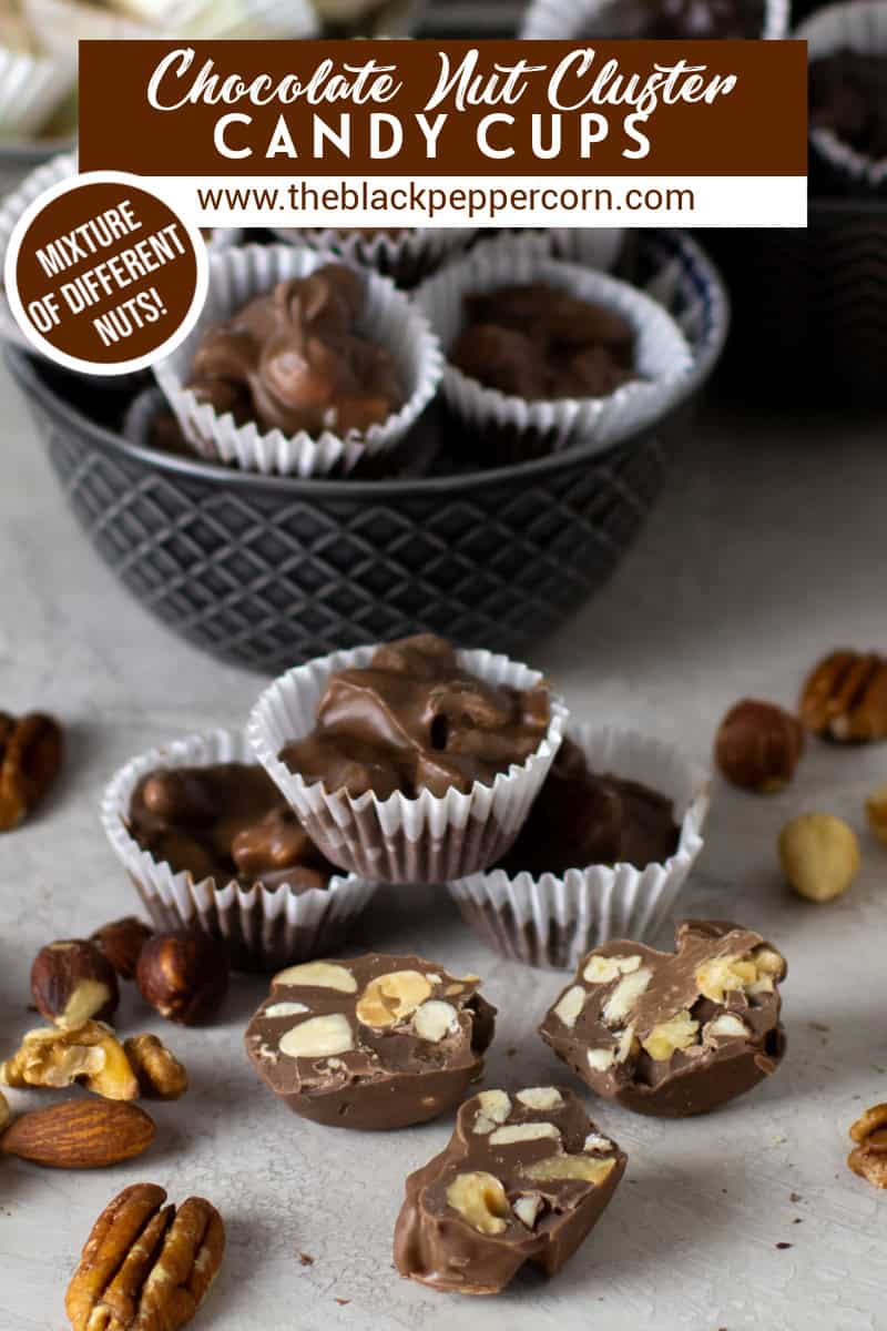 Chocolate Nut Clusters - The Black Peppercorn